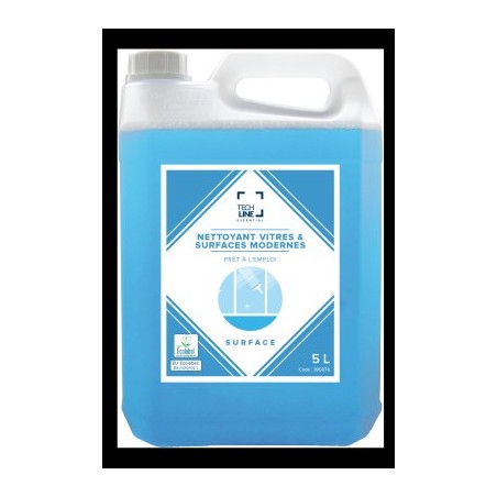NETTOYANT VITRES & SURFACES ECOLABEL TECHLINE 5L